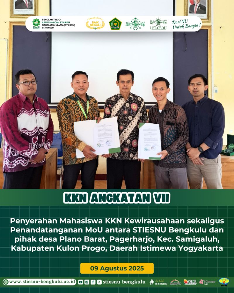 STIESNU Bengkulu dan Desa Plano Barat – Yogyakarta Kolaborasi KKN ...